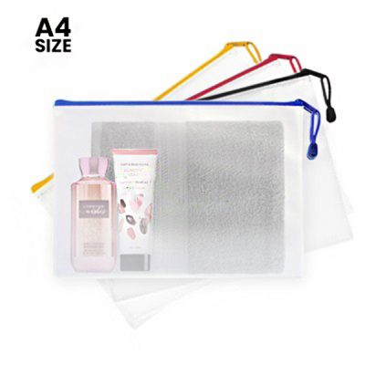 PVC Frosted Zipper Pouch - A4 Size - Corporate Gift Malaysia